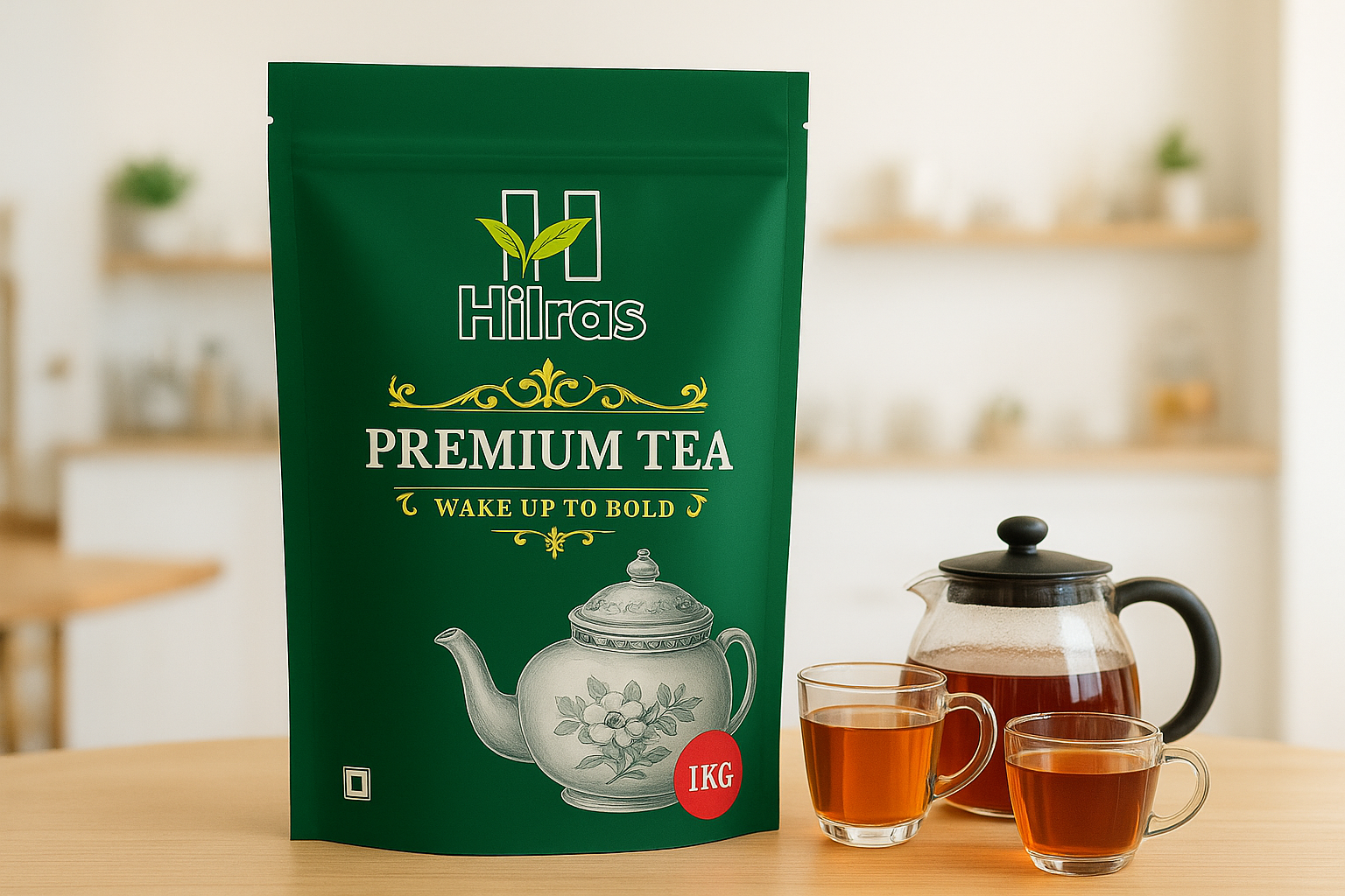 Hilras Premium Chai | | 1 kg Pack | Strong & Aromatic Assam Tea | Rich